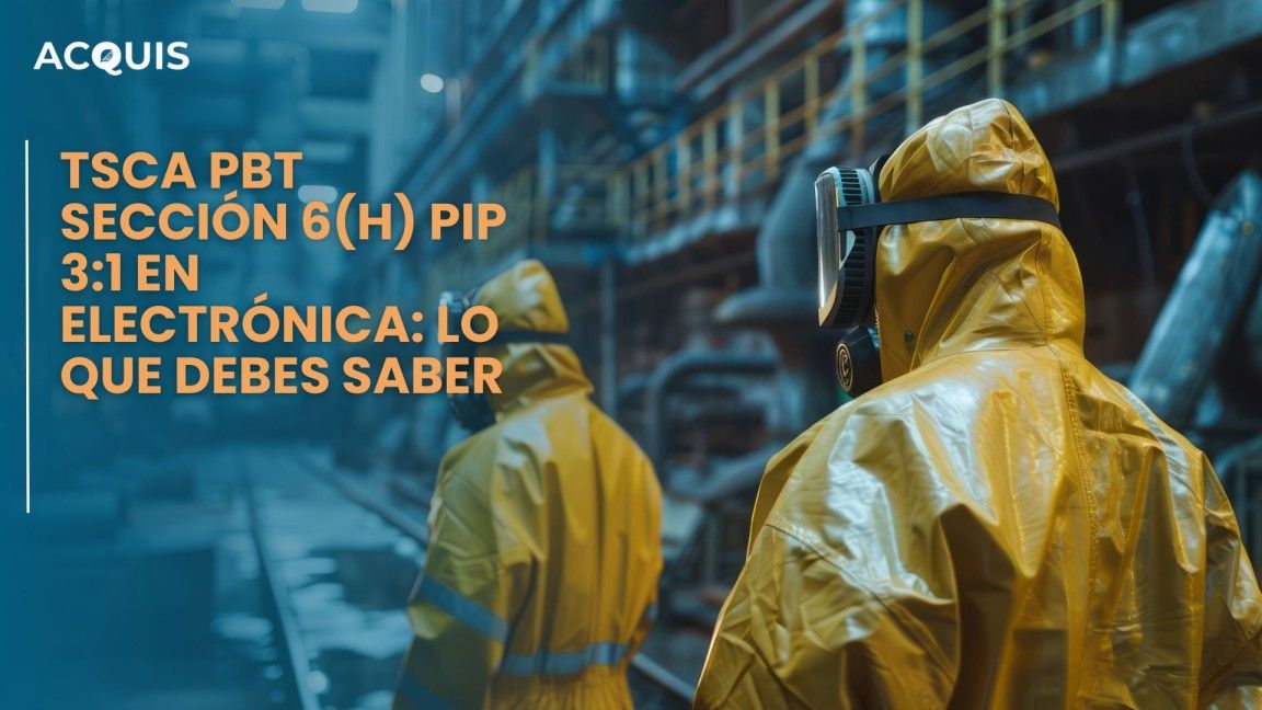 Revisión de PIP 3:1 y DecaBDE bajo TSCA Sección 6(h)